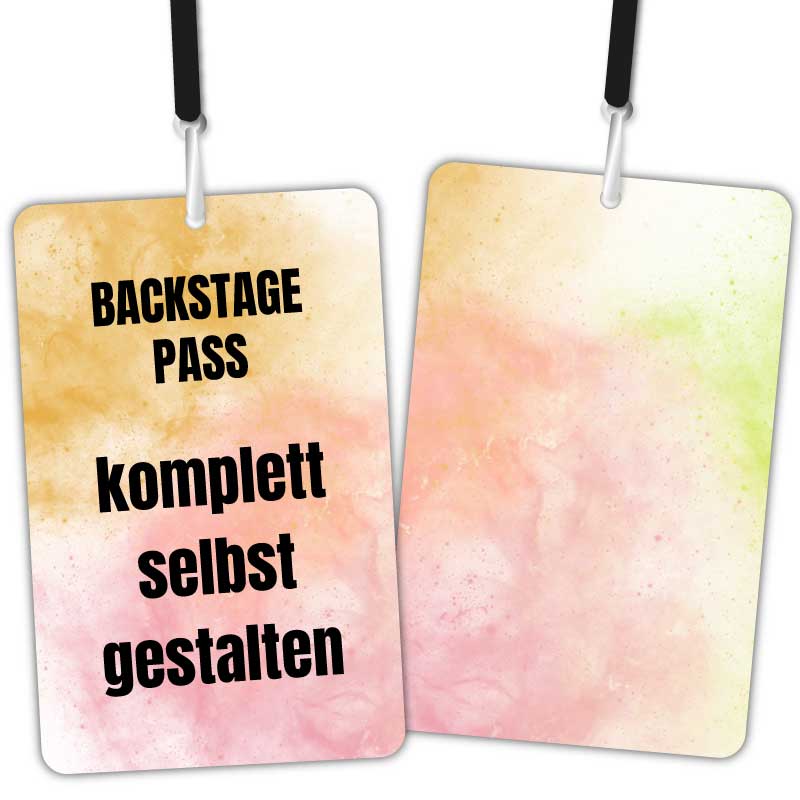 Backstage Pass komplett selbst gestalten - kartendruckwerk ...